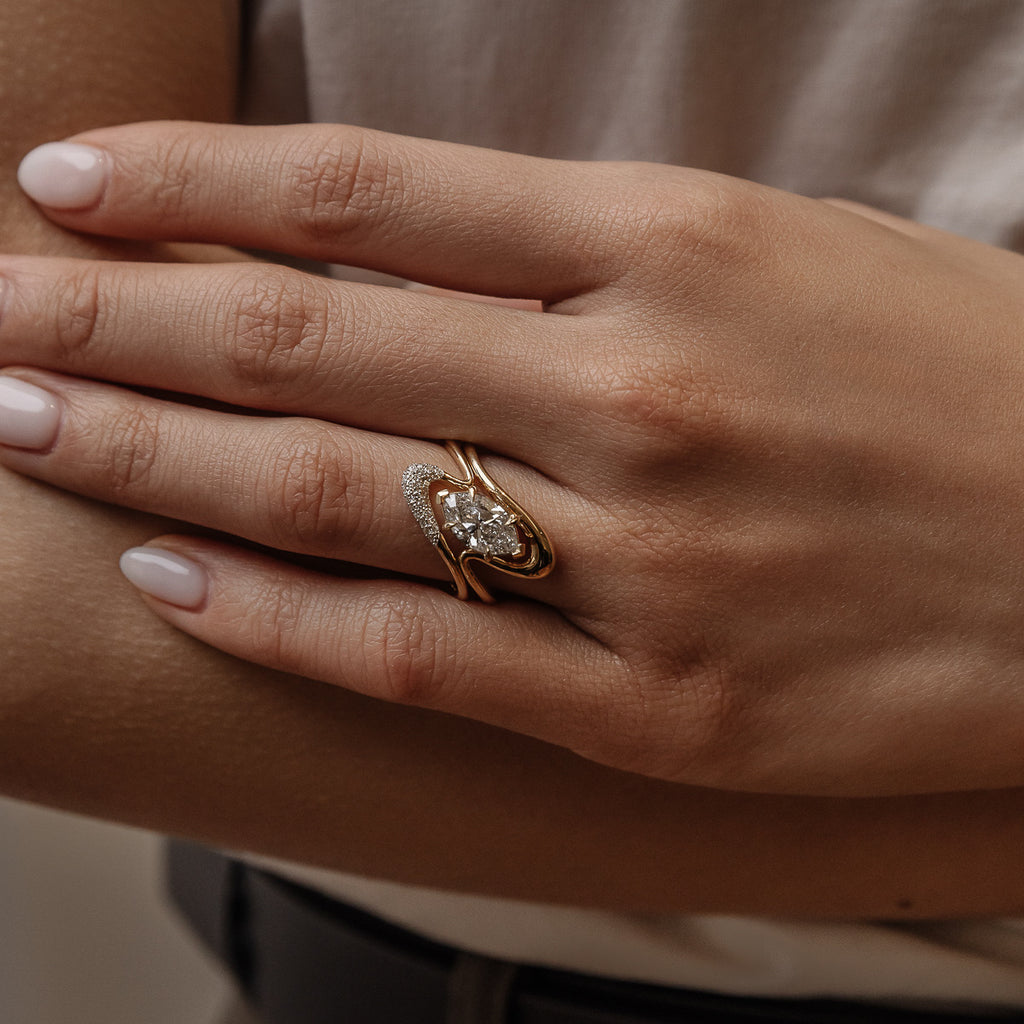 Juno Pave Diamond Wedding Ring – Grew & Co