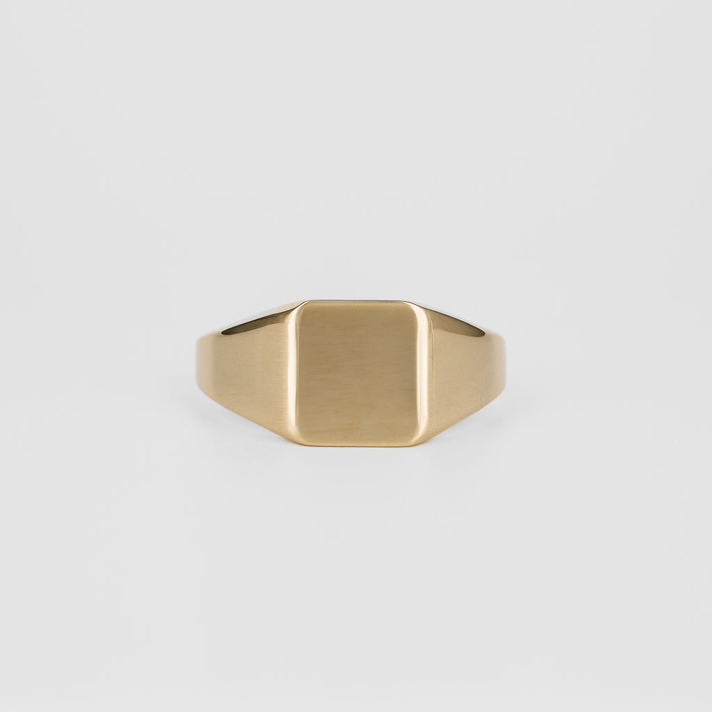 Signet Square Wedding Band – Grew & Co