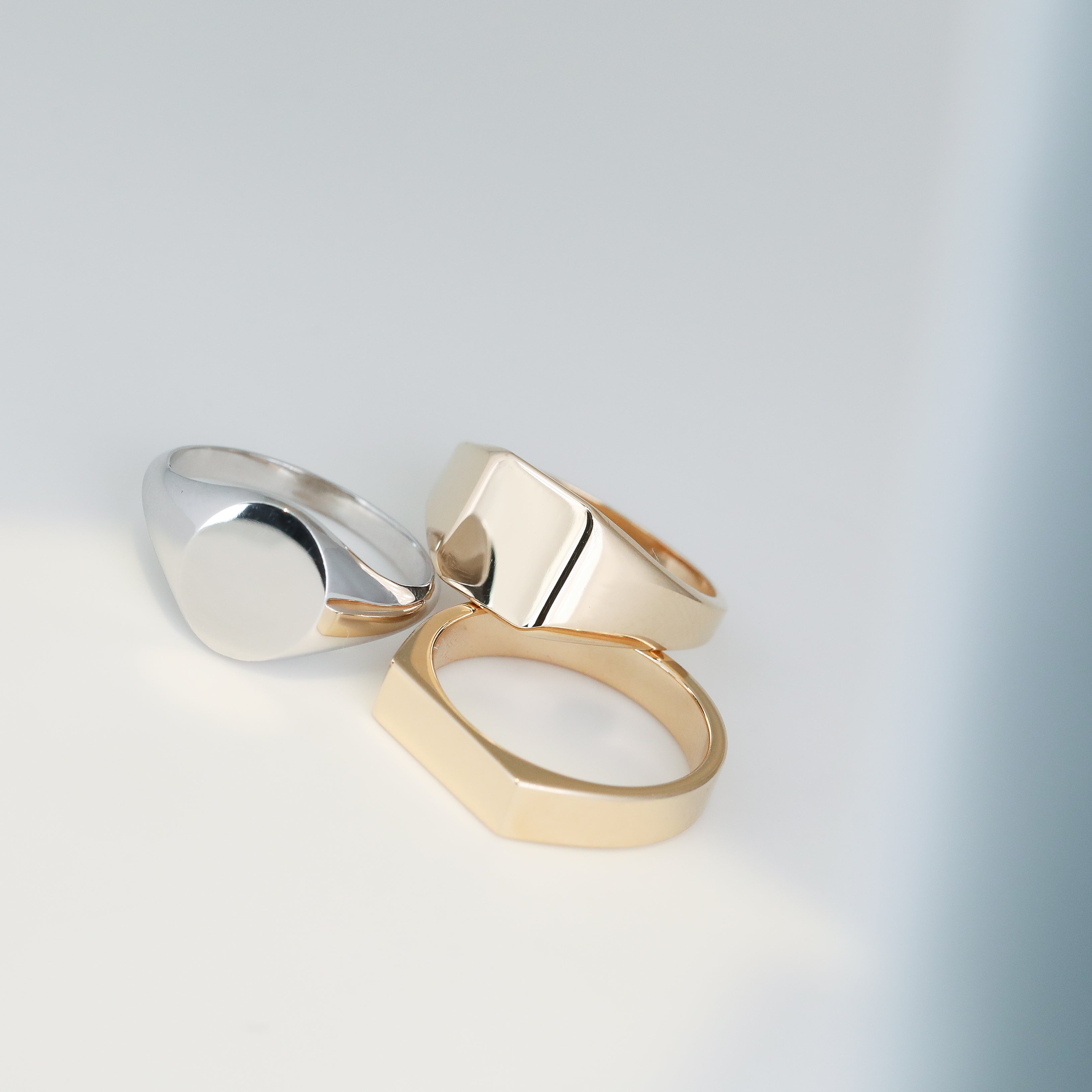 Signet Square Wedding Band – Grew & Co