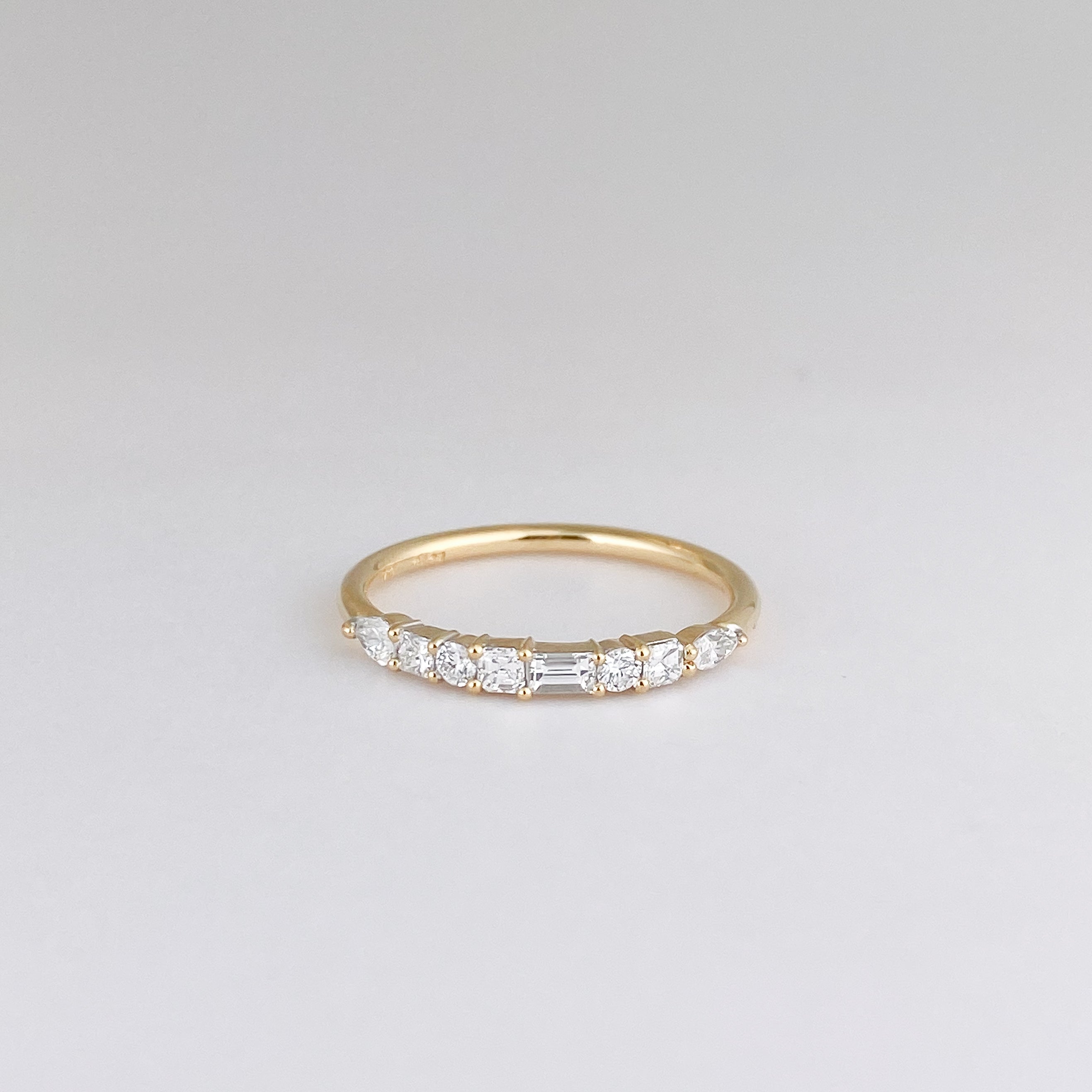 Quinn Straight Diamond Wedding Band – Grew & Co